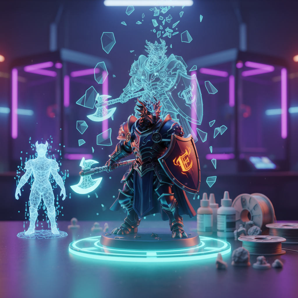 Eldritch Foundry Custom Miniatures I 3D Character Creator – Figuro